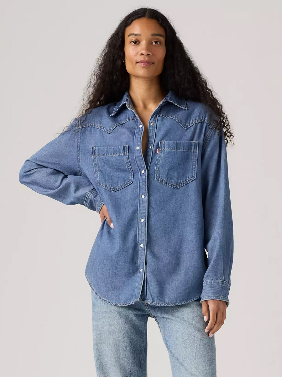 LEVI'S TEODORA WESTERN SHIRT - GOING STEADY – OAK CLOTHING CO. INC.